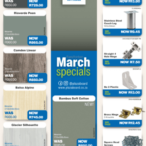 Specials | Plaza Board Centre | Carpentry Board Specialists | South Africa